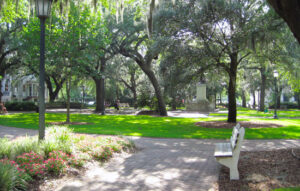 Forrest Gump's Bench and the Legend of the Chippewa Square Bus Stop